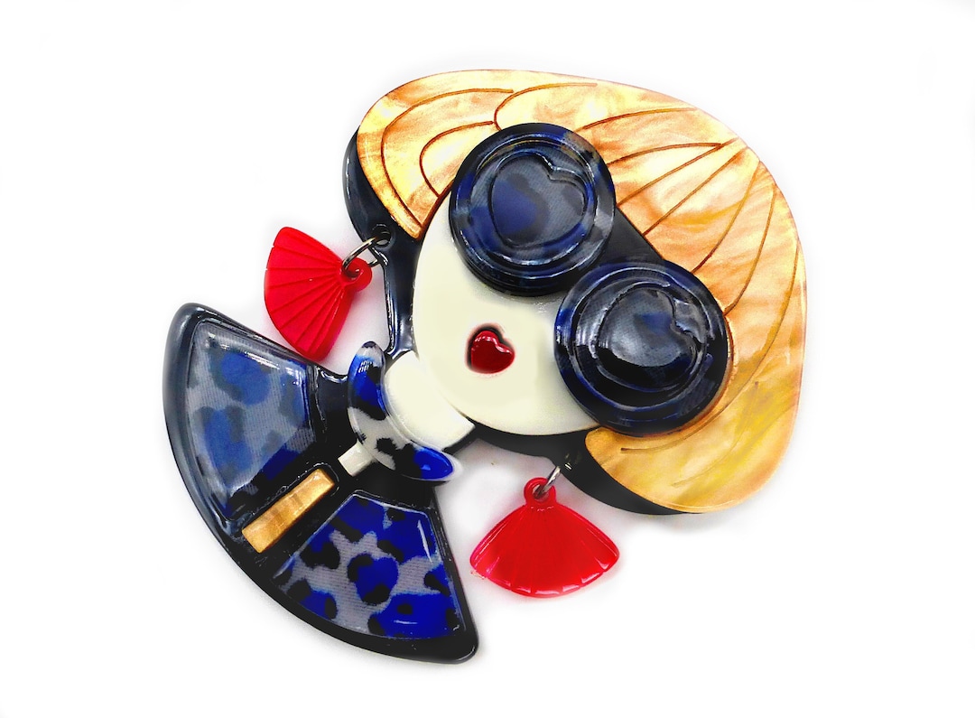 Coole Statement Brosche Mode-Ikone Design 'NEW YORK CITY' - Etsy.de