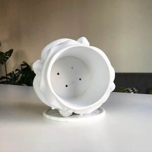 3D Printed Four Faces Buddha Planter: Yoga Meditation Decor - Etsy