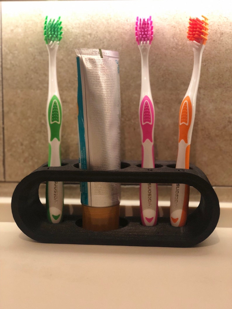 Customizable Toothbrush Toothpaste Holder 3D Printed - Etsy Singapore
