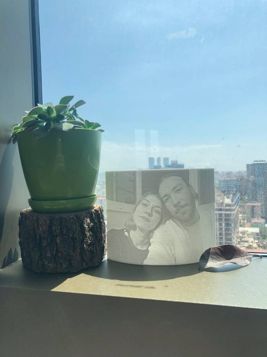 3D Printed Lithophane Photo Custom Customizable Gift Present Elegant ...
