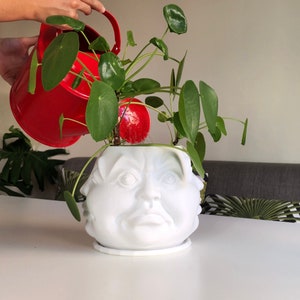 3D Printed Four Faces Buddha Planter: Yoga Meditation Decor - Etsy