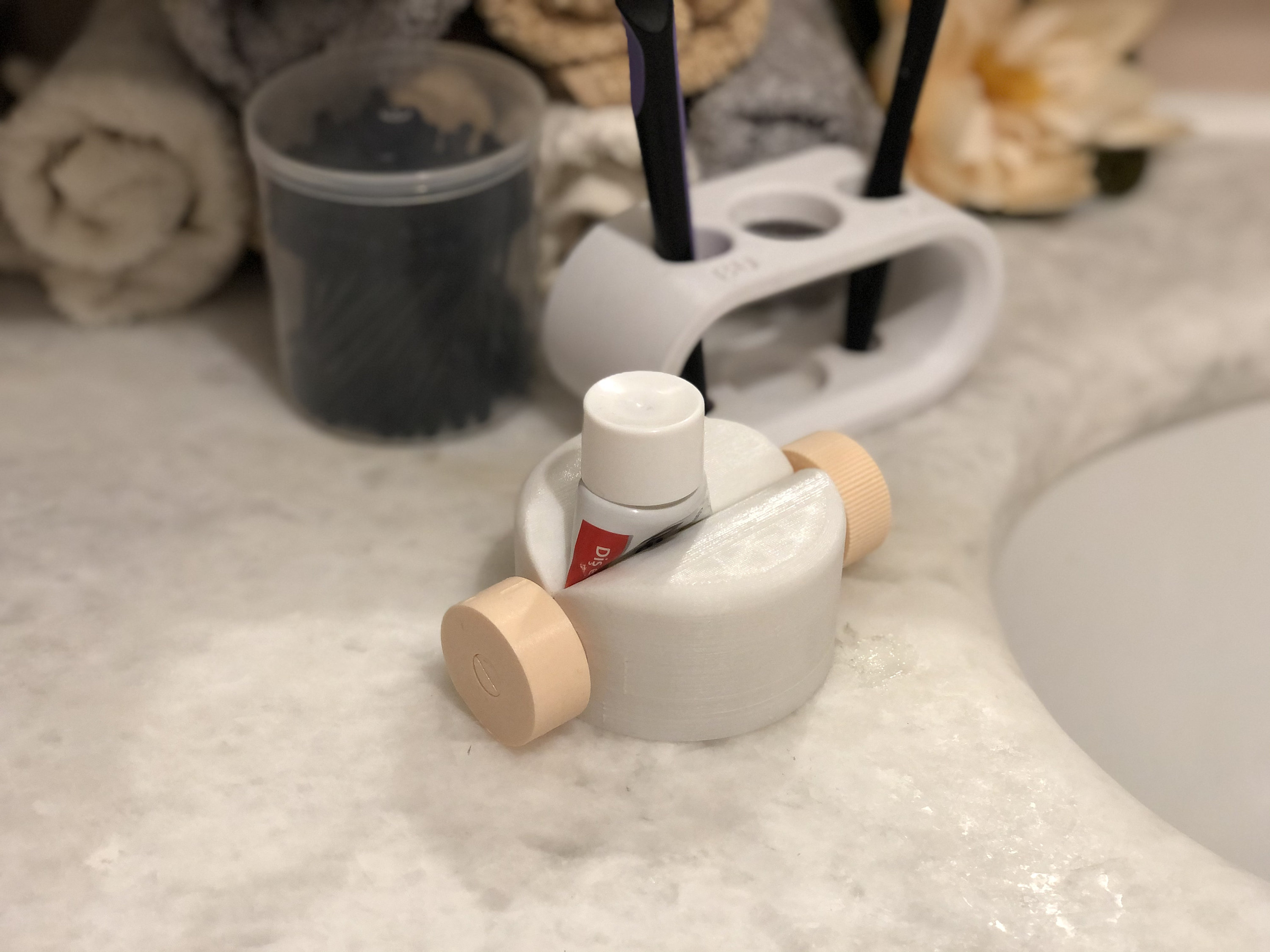 Toothbrush Holder Toothpaste Squeezer Set 3D Printed - Etsy