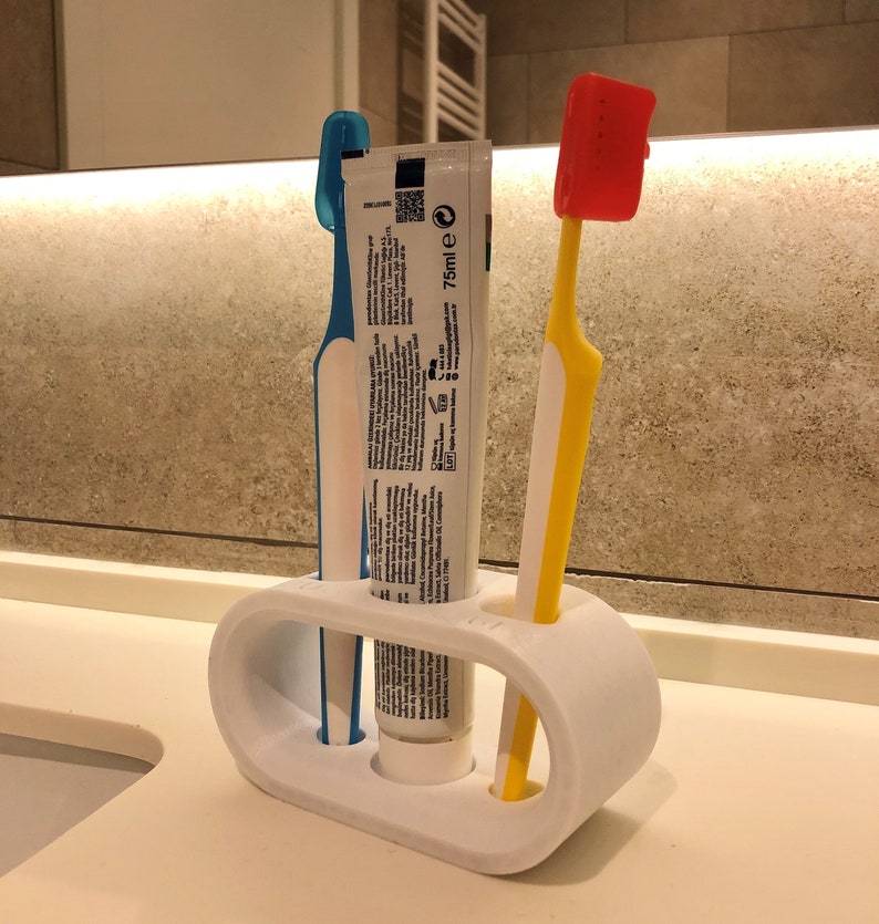 Customizable Toothbrush Toothpaste Holder 3D Printed - Etsy Singapore