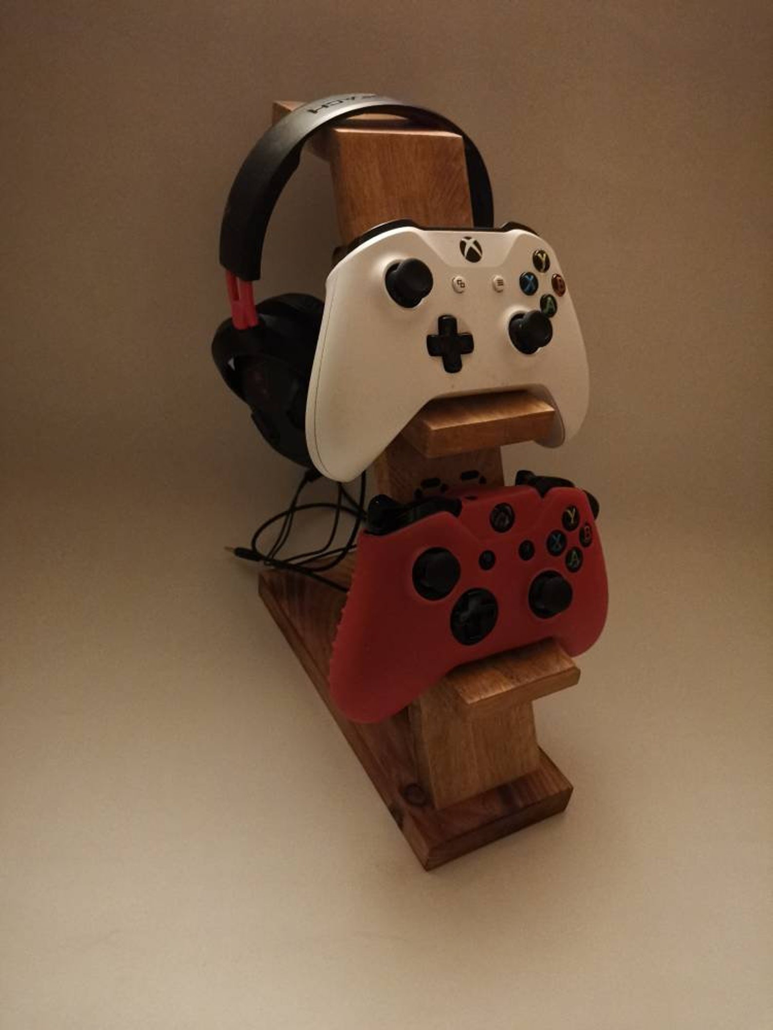 Wooden Controller and Headset Stand - Etsy UK