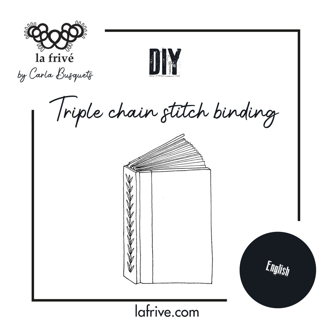 PDF Tutorial - Triple Chain Stitch Binding - Etsy