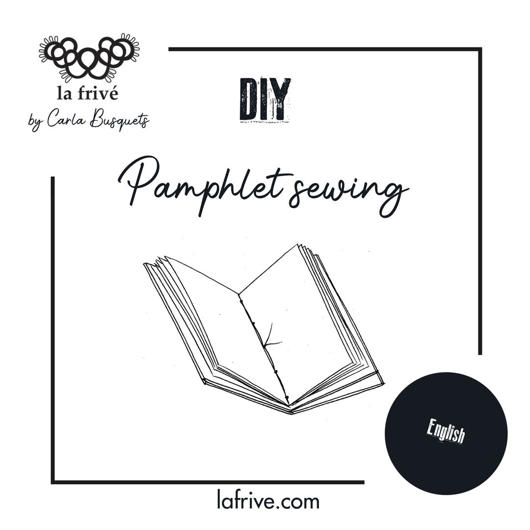 PDF Bookbinding Tutorial- PAMPHLET SEWING - Etsy