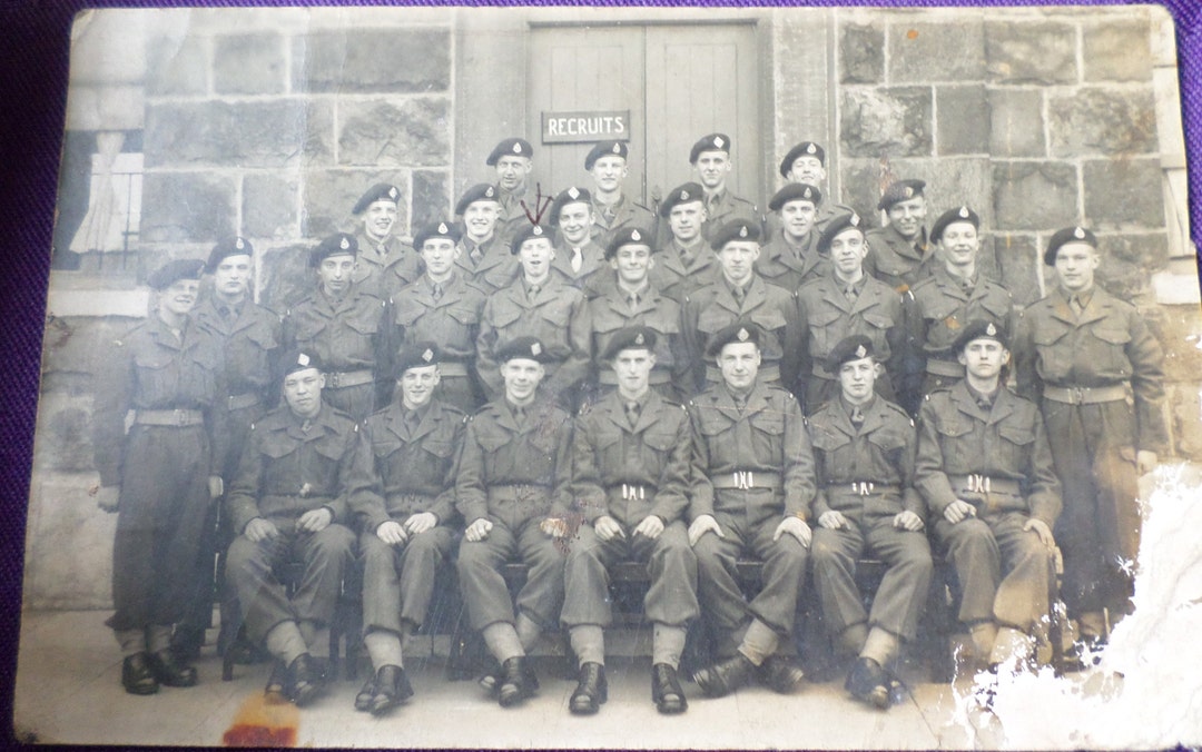 Old Photo British National Service Recruits Group Photo 1950's - Etsy