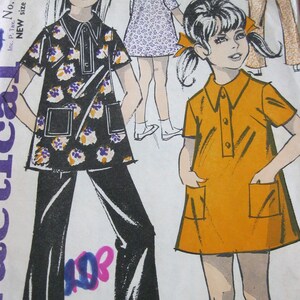 Vintage 1960's Practical Sewing Pattern 6268 Childs Girls | Etsy