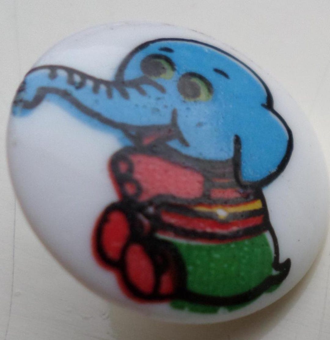 2 Vintage White Glass Self Shank Buttons Featuring Elephant 5/8" Dia - Etsy