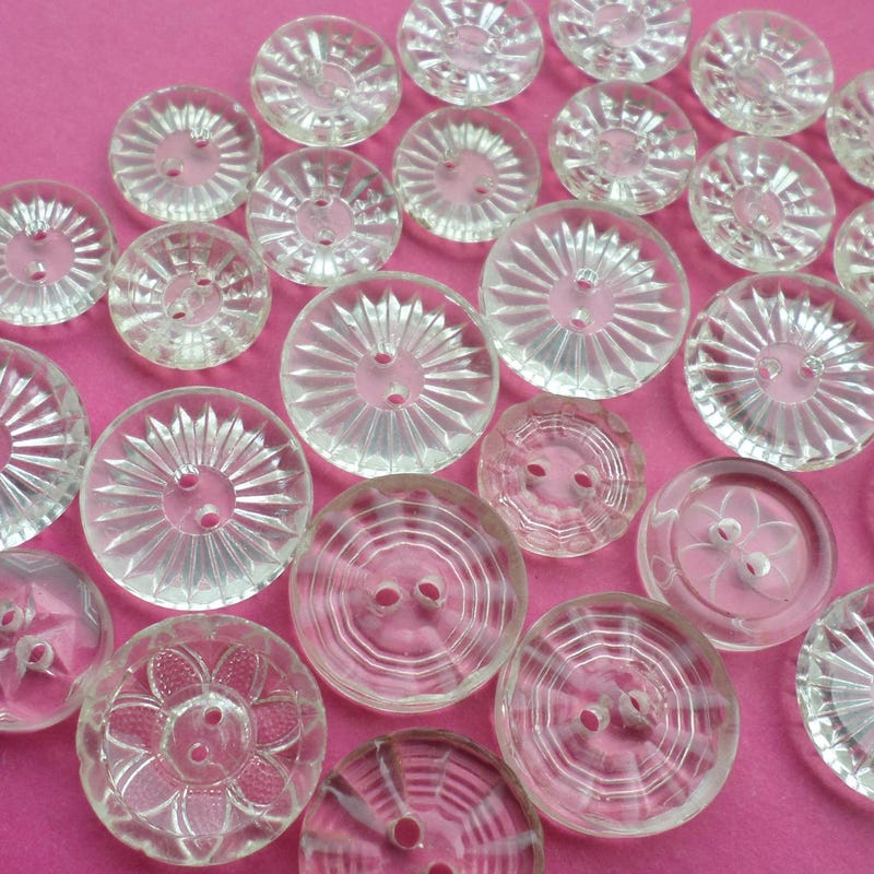 Lucite Buttons - Etsy