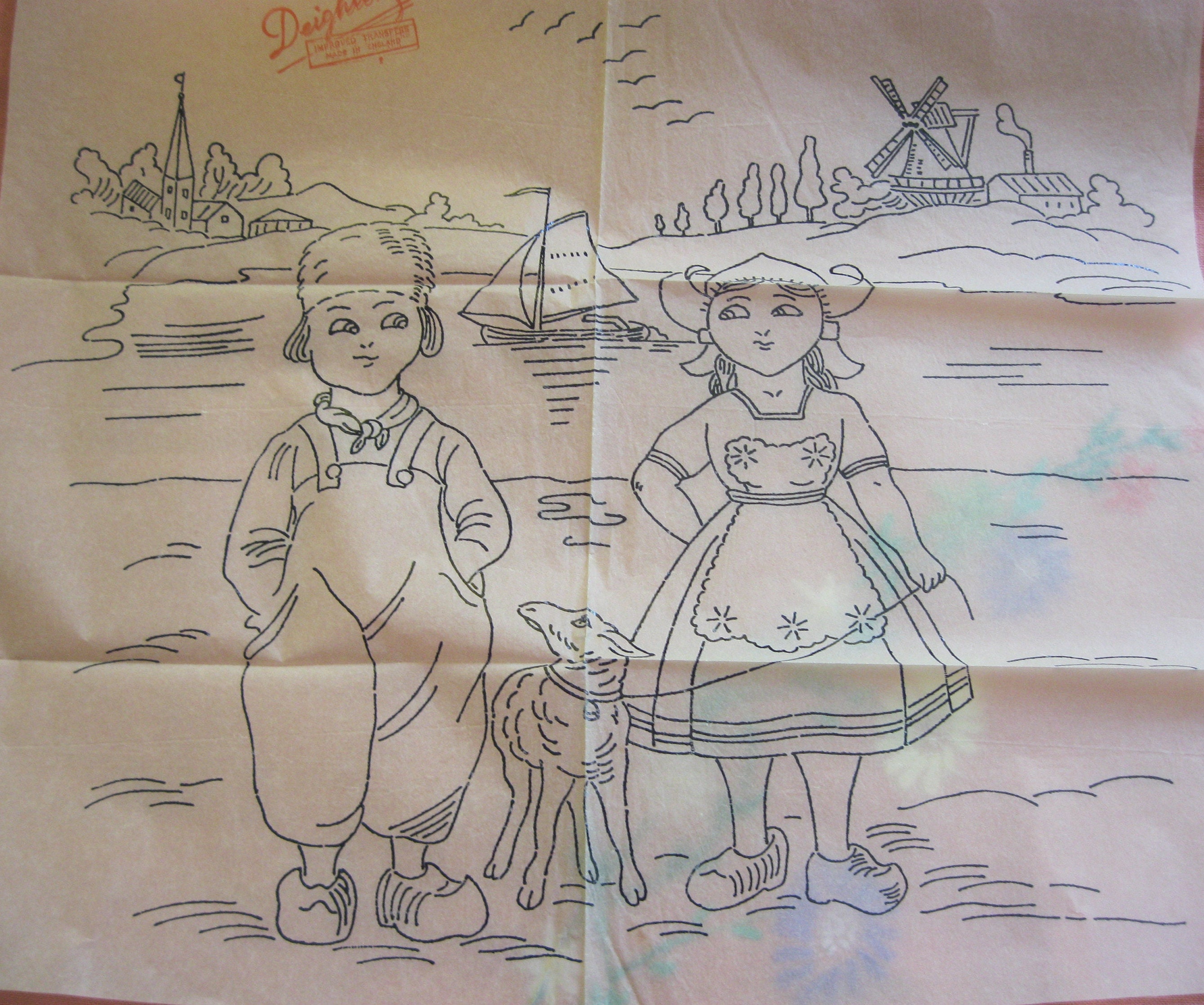 Holi Festival Memory Drawing