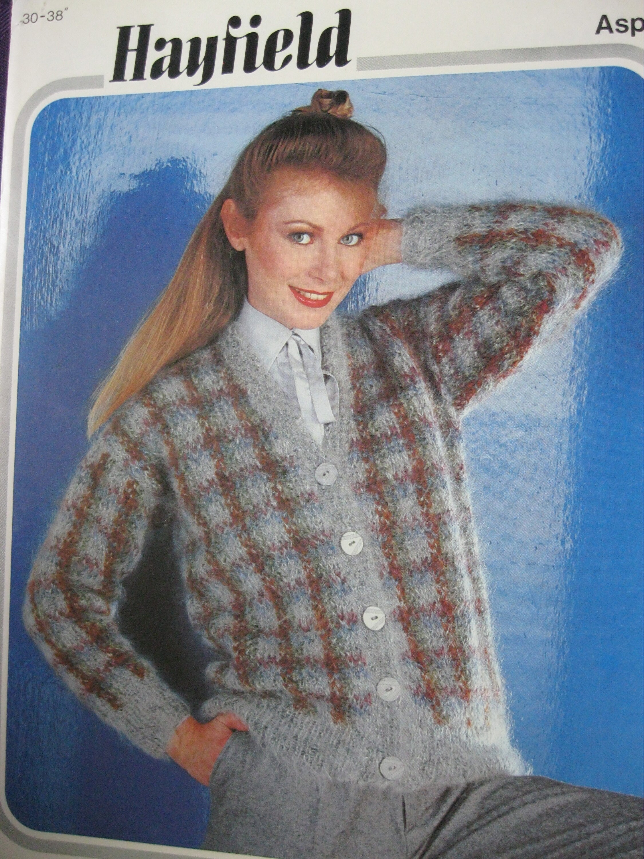Hayfield Knitting Pattern 1721 Ladies Aspen Cardigan 30 38 Old Shop ...