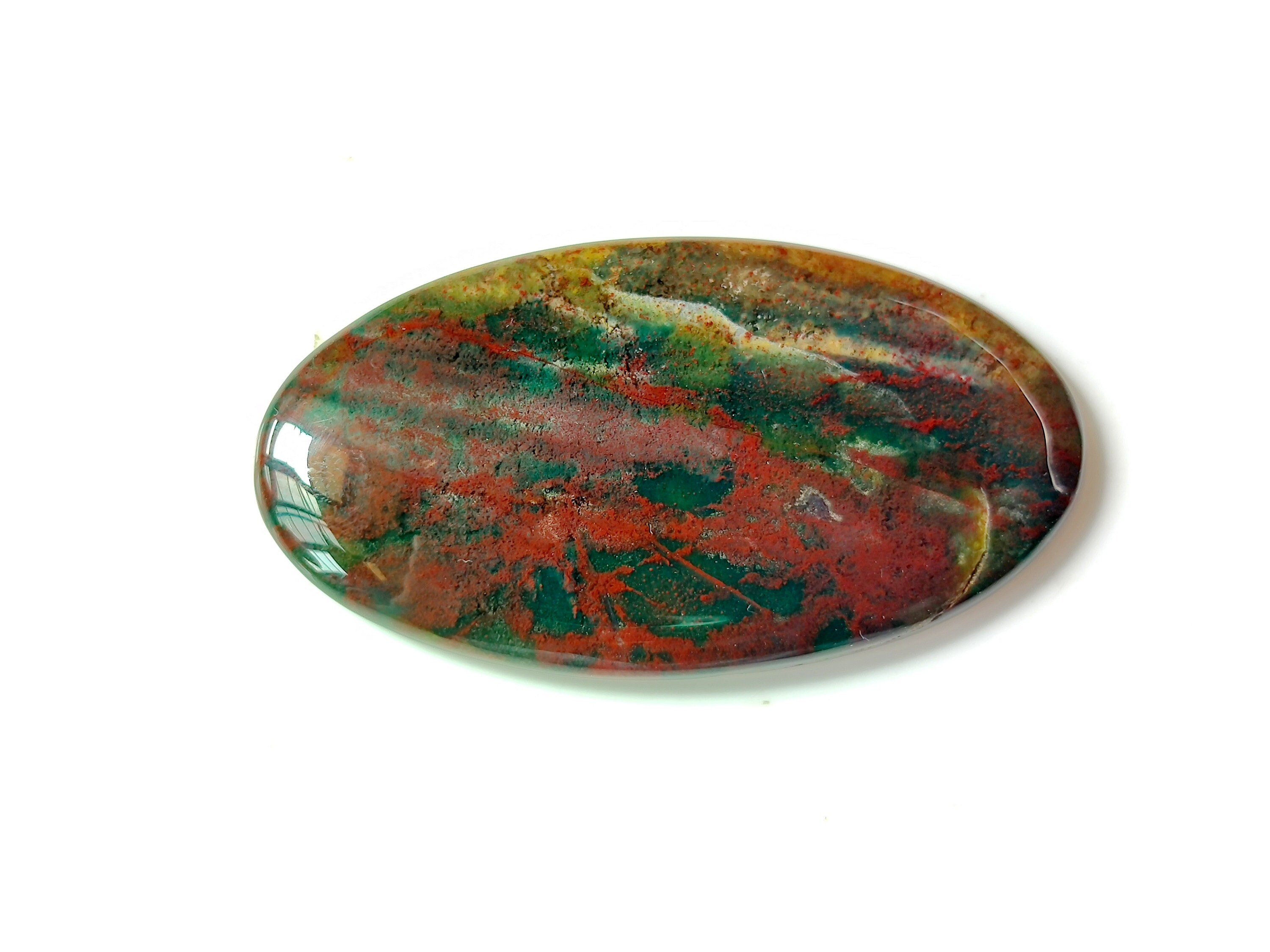 BLUTSTEIN CABOCHON EDELSTEIN 82CT Hochwertiger natürlicher | Etsy