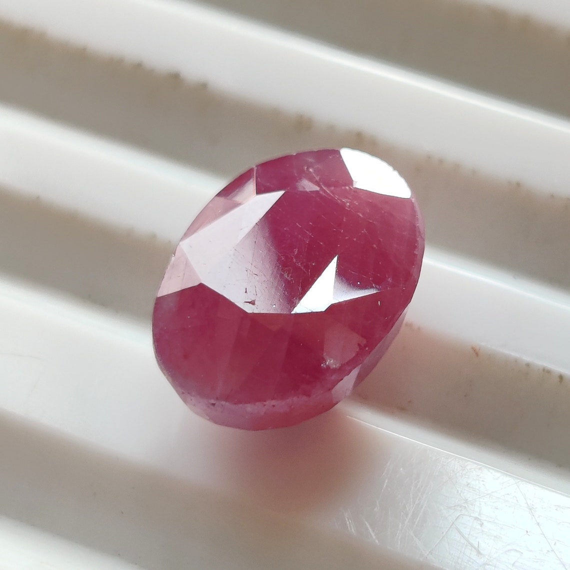 NATÜRLICHER ROTER RUBIN Edelstein 4.60Ct Hohe Qualität - Etsy.de