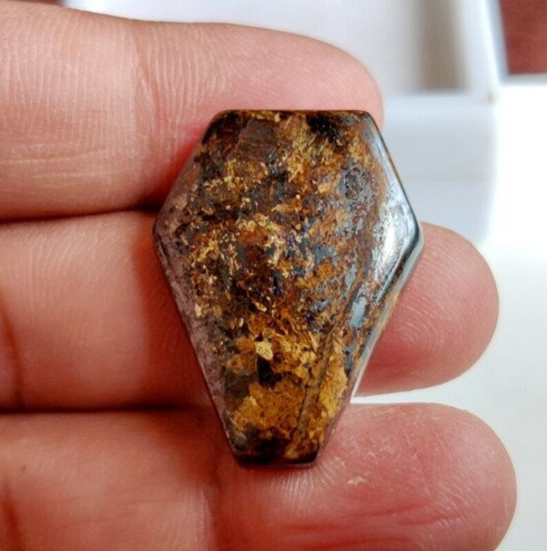 NATURAL BROWN JADE Gemstone 49ct Brown Jade Cabochon Fancy - Etsy