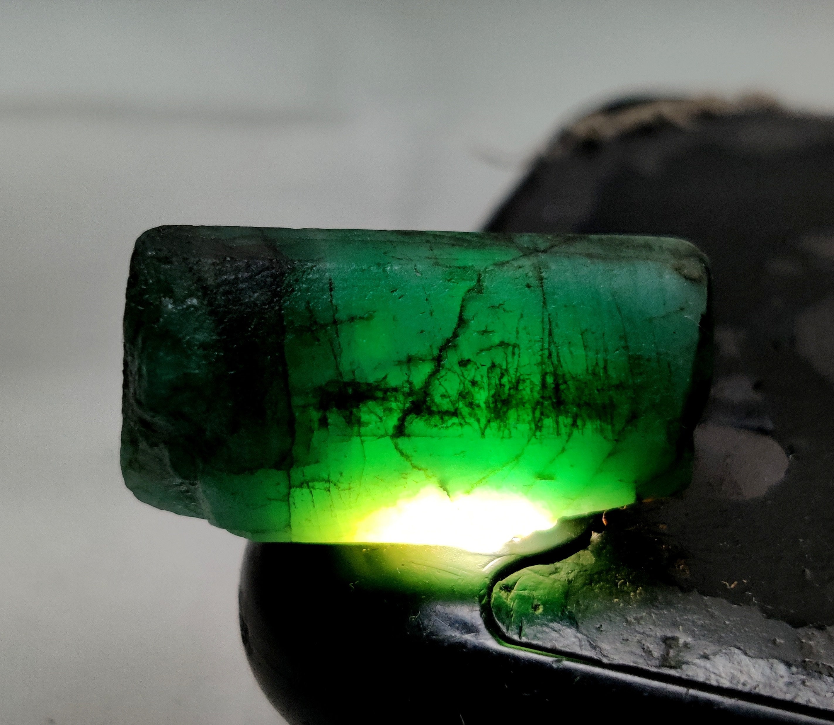 Craft Supplies & Tools NATURAL EMERALD LOOSE Gemstone 203Ct Unheated ...