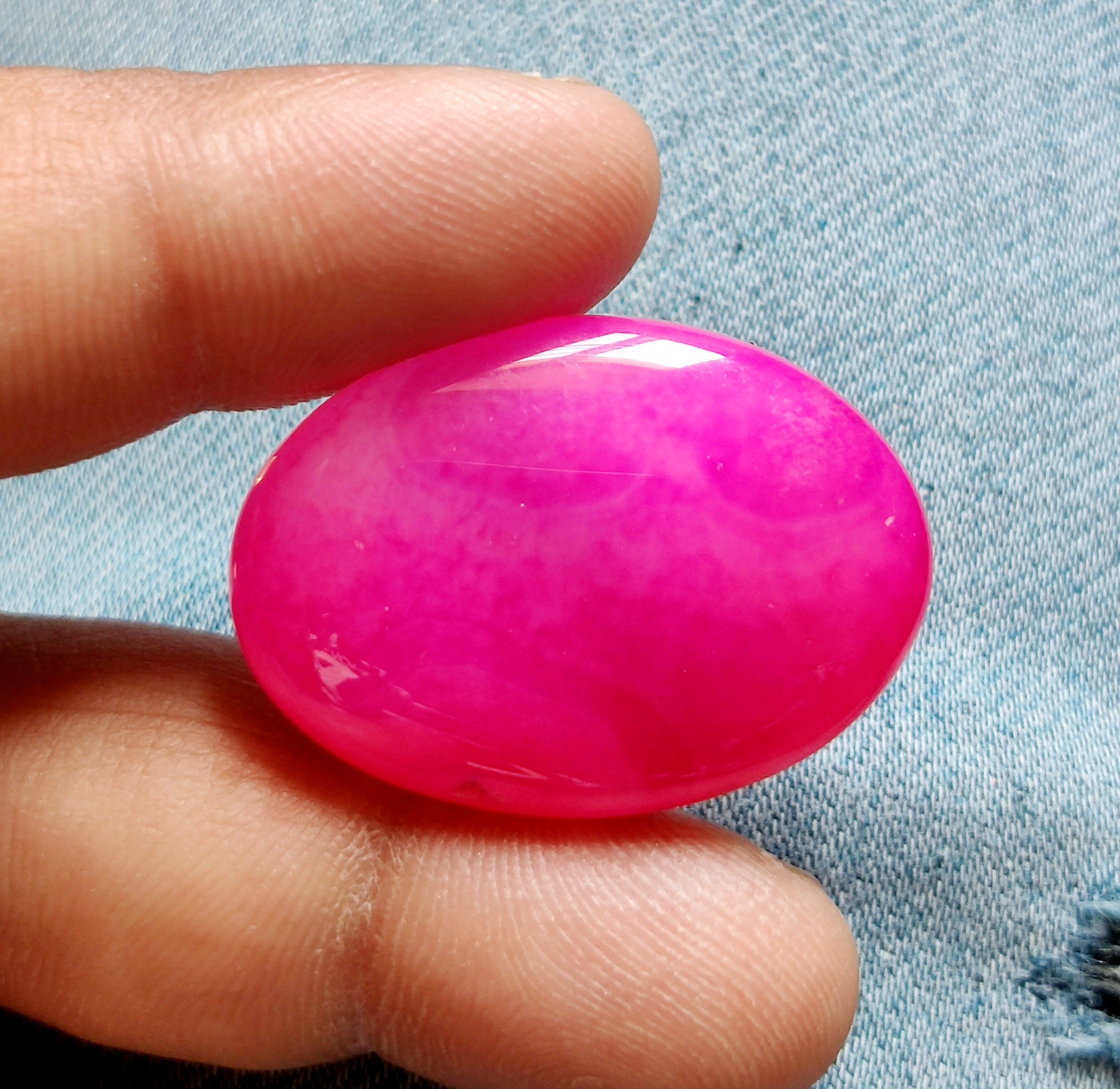 PINK ONYX GEMSTONE 45CT High Quality Onyx Handmade Cabochon | Etsy