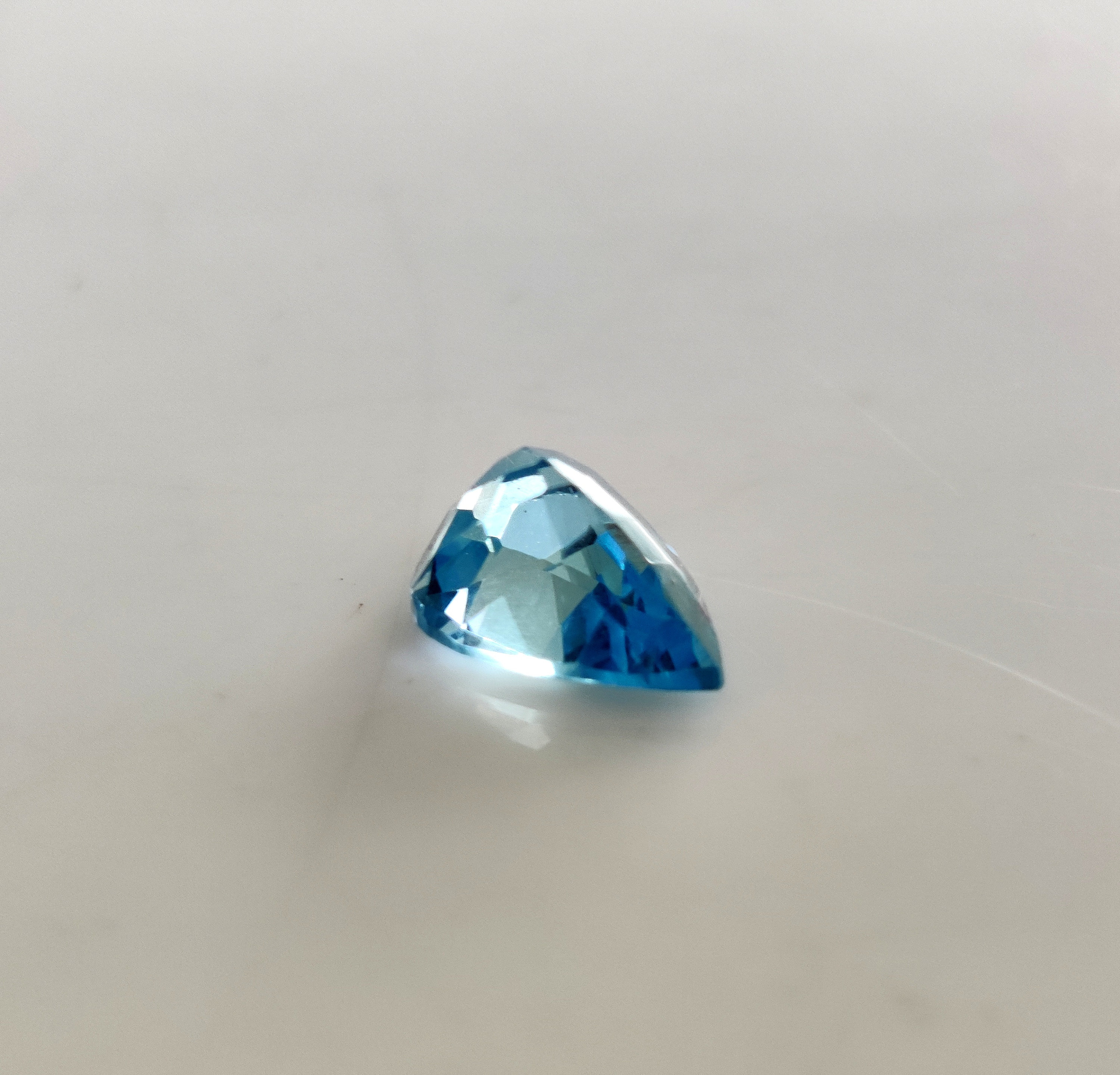LOOSE BLUE TOPAZ Gemstone Pear Shape 2.55ct Great Quality Natural Sky ...