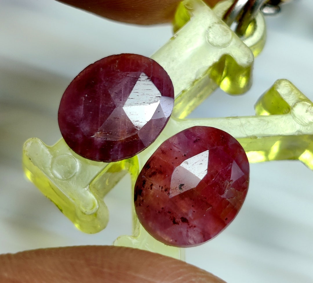 NATURAL PINK SAPPHIRE Gemstone 8ct High Quality Sapphire Rose Cut ...