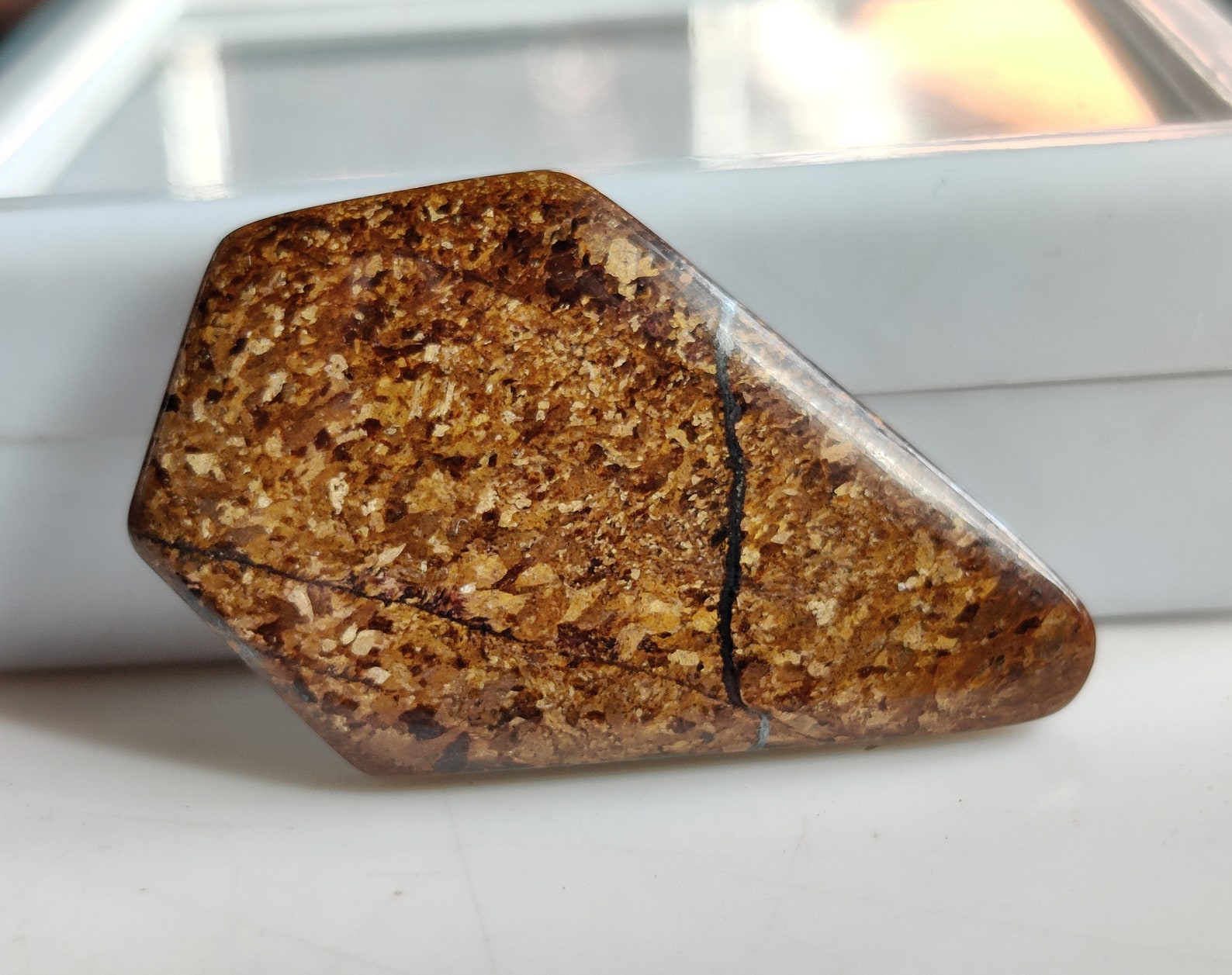 DESIGNER BROWN JADE Gemstone 37ct Brown Jade Cabochon Fancy - Etsy