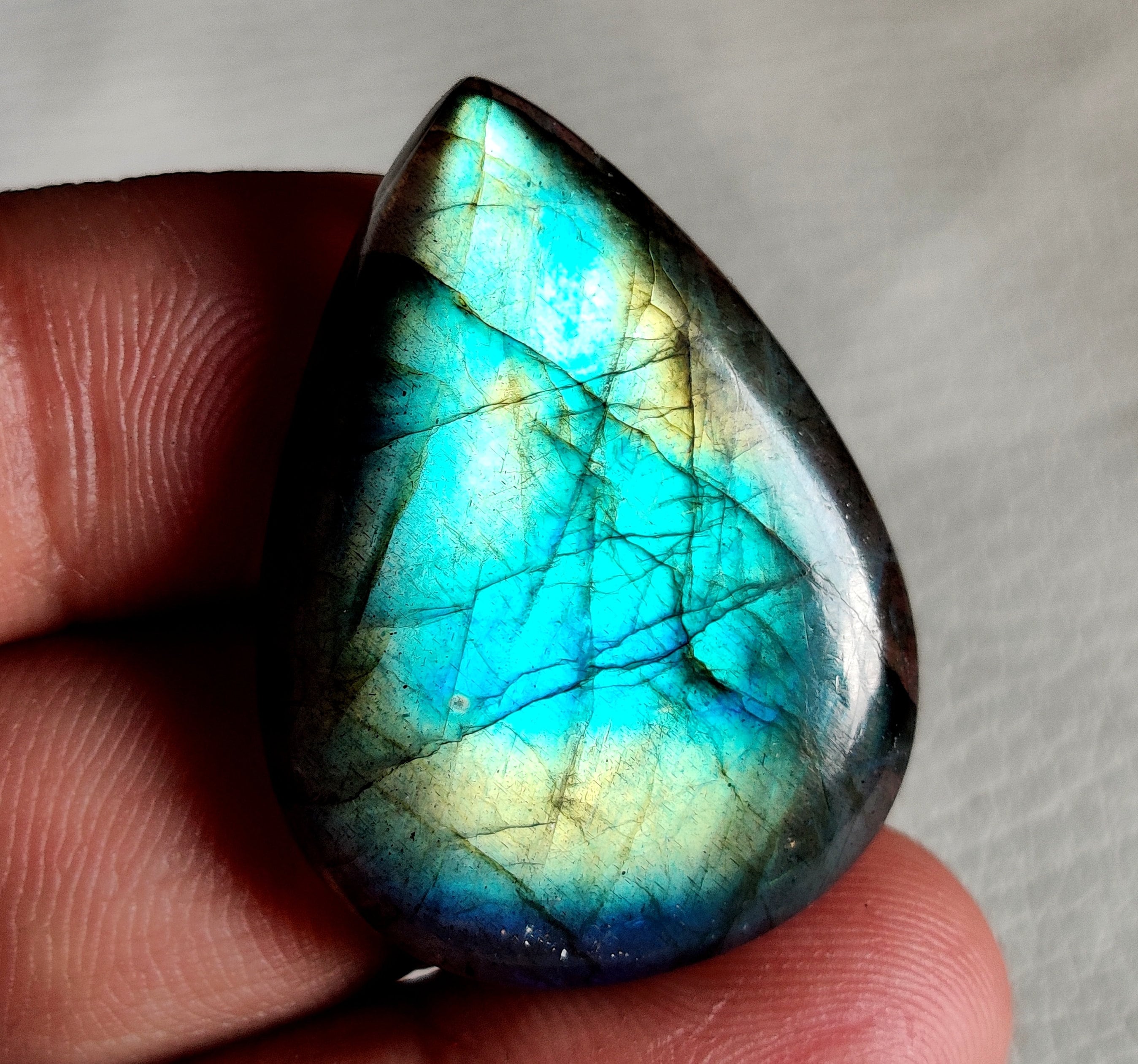 LABRADORITE GEMSTONE 46 Ct Good Quality Natural Labradorite - Etsy
