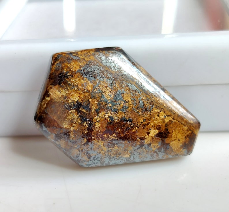 NATURAL BROWN JADE Gemstone 49ct Brown Jade Cabochon Fancy - Etsy