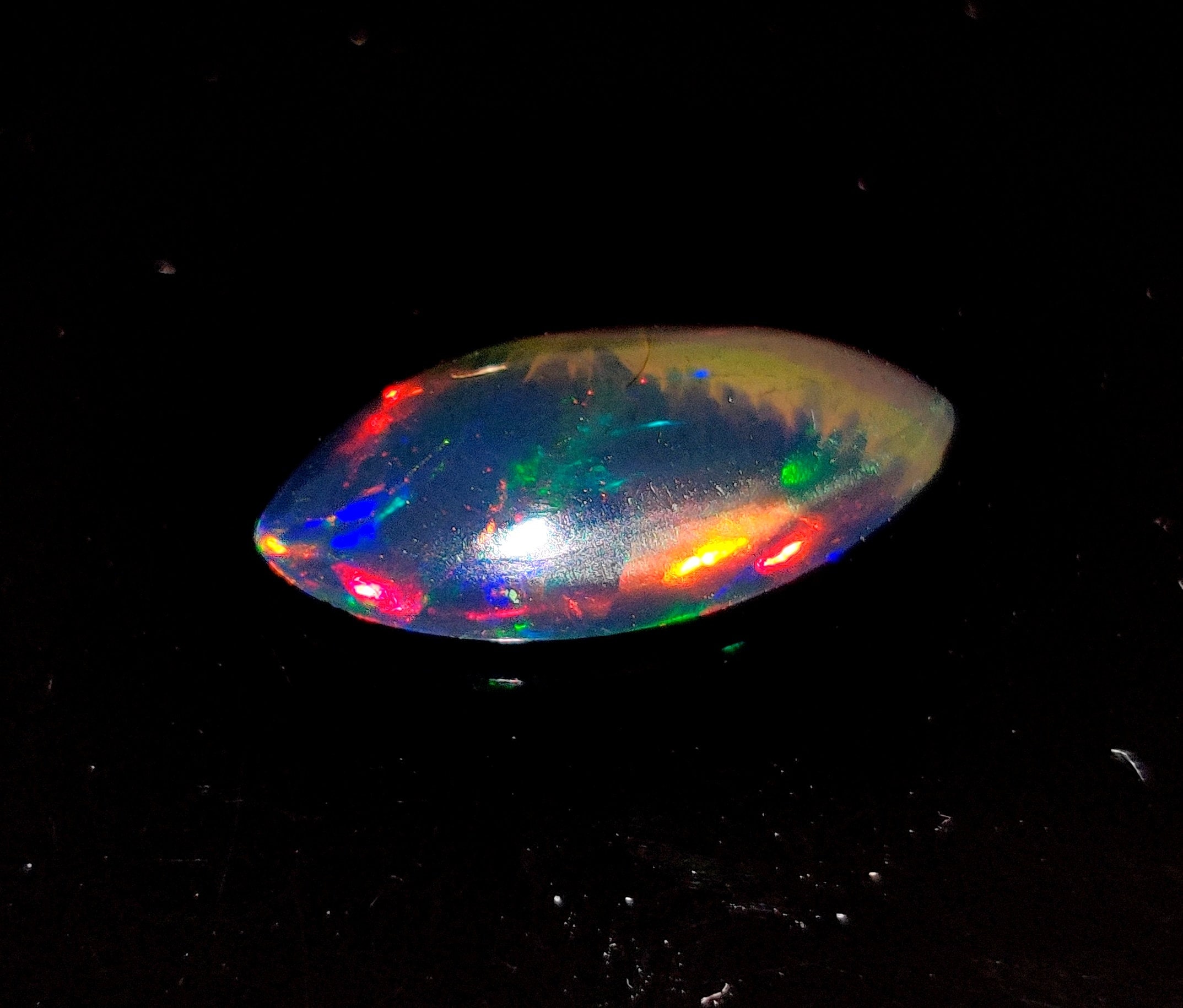 RARE ETHIOPIAN OPAL Gemstone 2Ct Black Ethiopian Opal Welo | Etsy