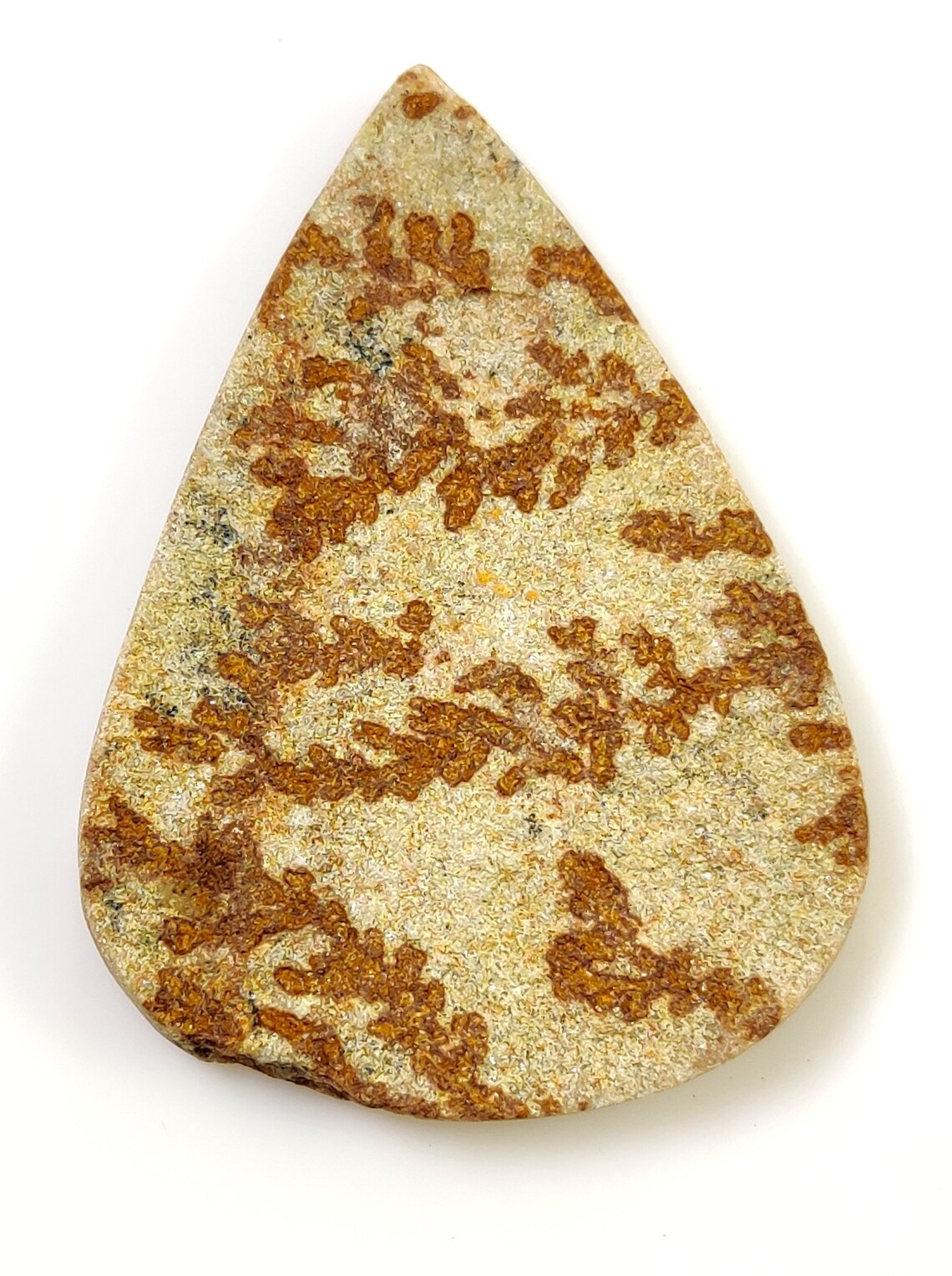 Fossil Dendrite Agate Gemstone Pear Shape 59 Ct AAA Quality Fossil ...
