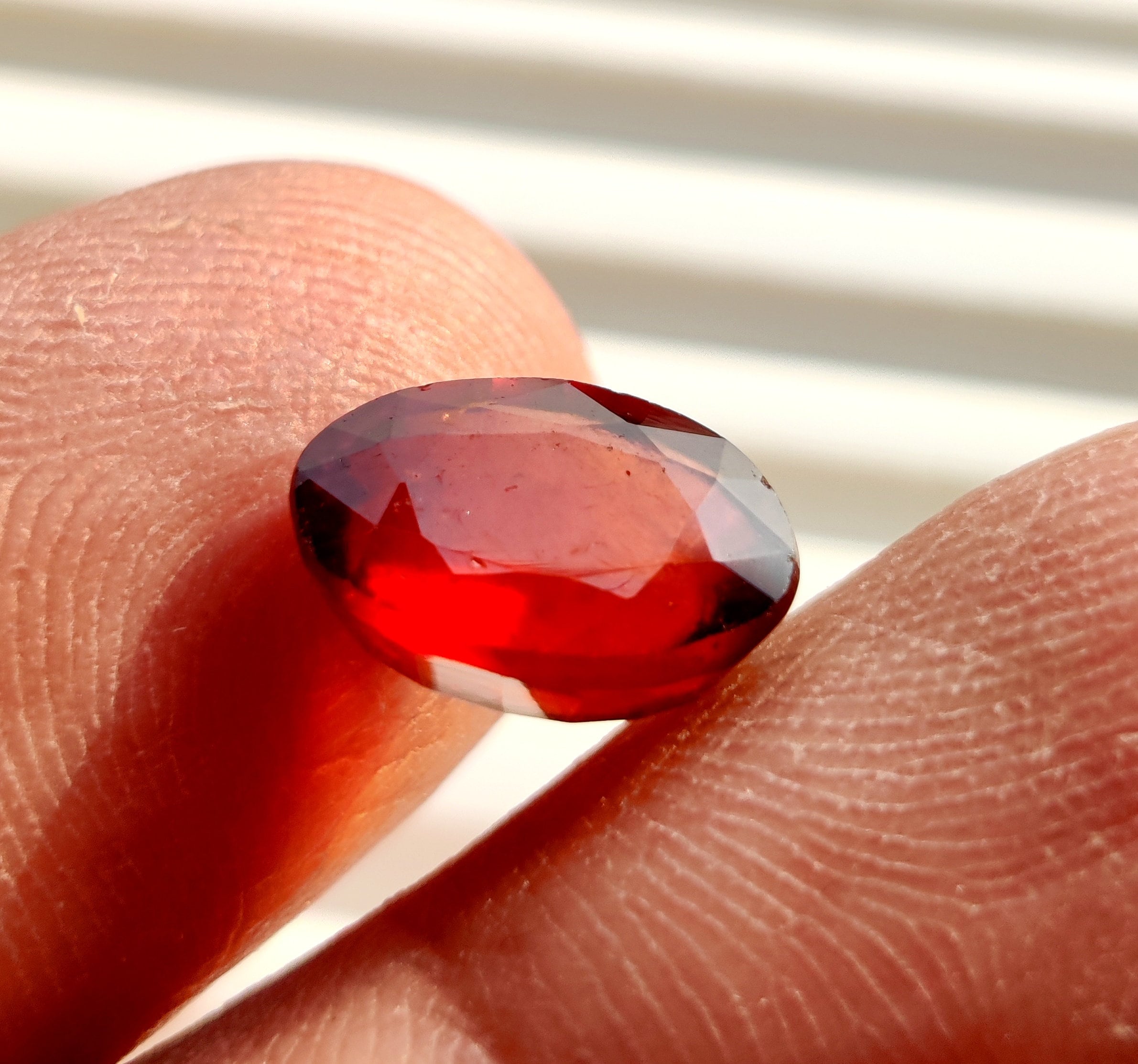 HIGH QUALITY GARNET Loose Gemstone Oval Shape 4Ct Natural | Etsy