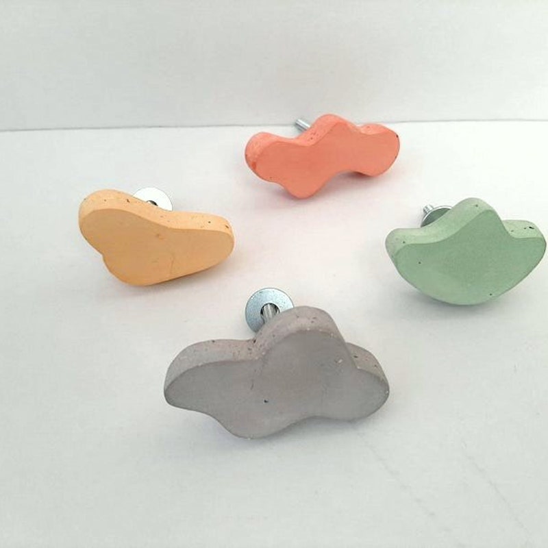 Concrete Knobs - Etsy