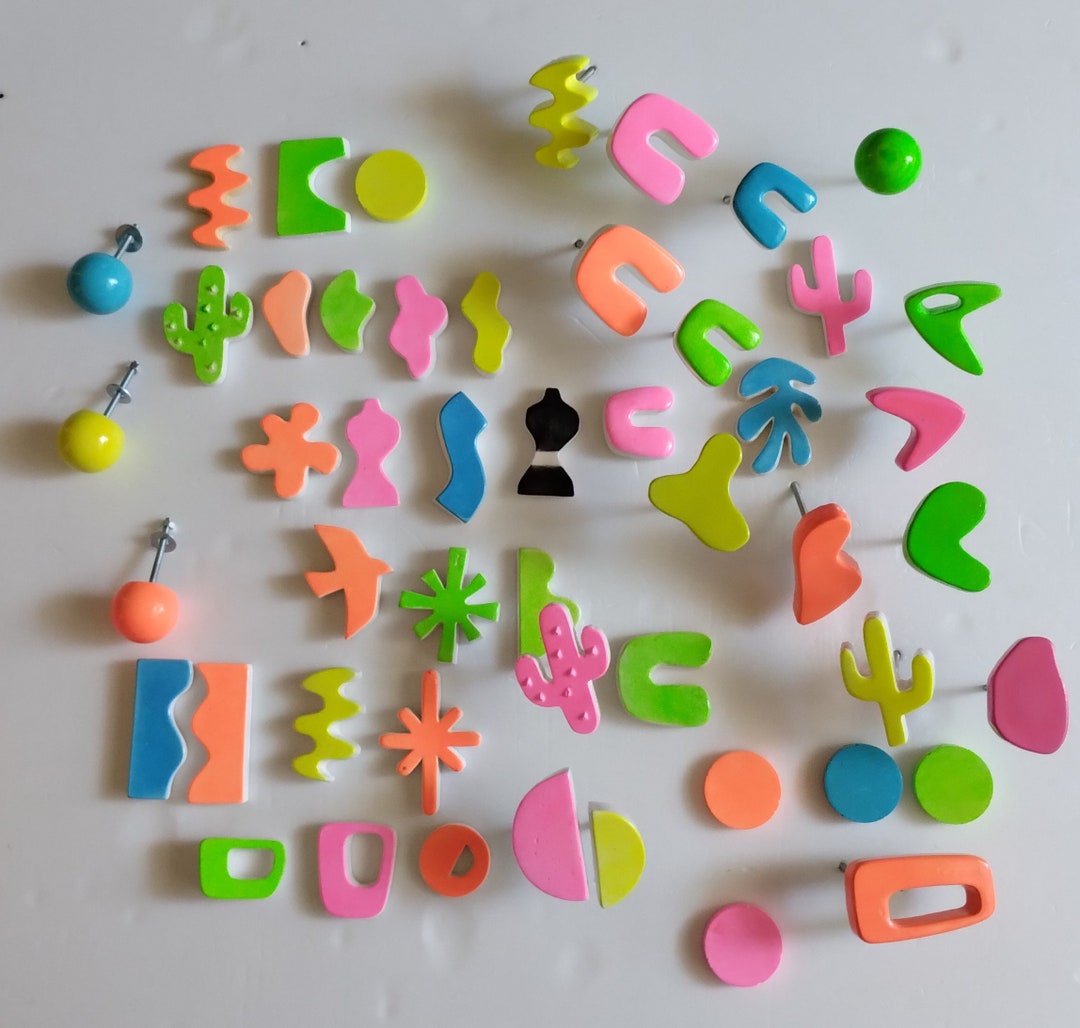 Neon Knobs, Matisse Shapes, Organic Shape Knobs, Sale One Knob, Neon ...