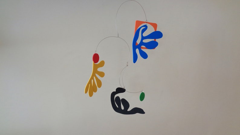 Matisse inspired art mobile Mobile baby kinetic Matisse | Etsy