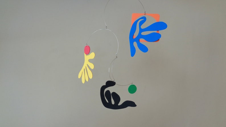 Matisse inspired art mobile Mobile baby kinetic Matisse | Etsy