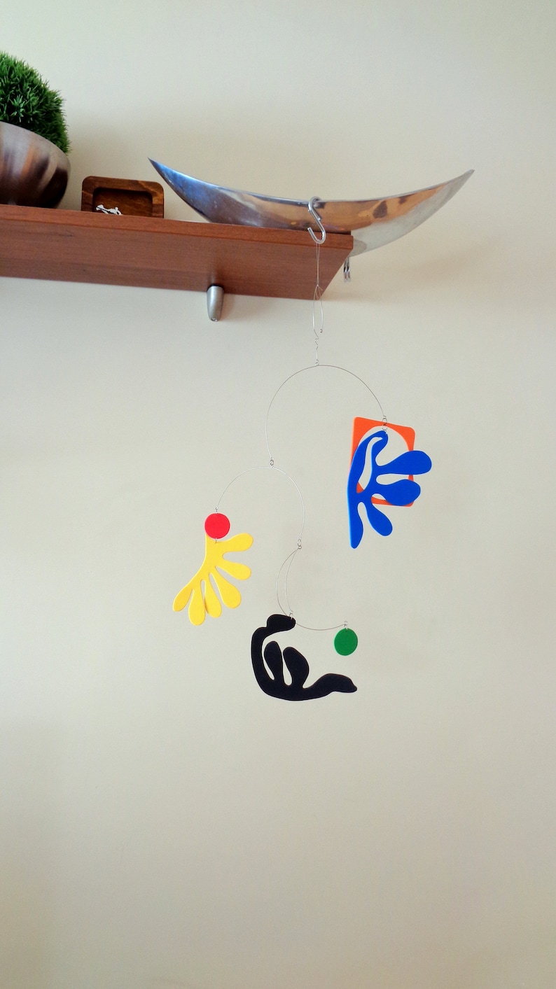 Matisse Inspired Art Mobile Mobile Baby Kinetic Matisse | Etsy