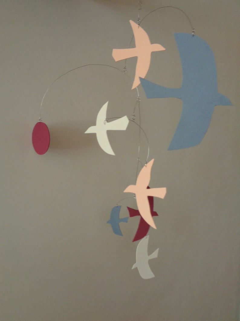 Matisse Inspired Foam Bird Mobile: Kinetic Hanging Art Decor - Etsy UK