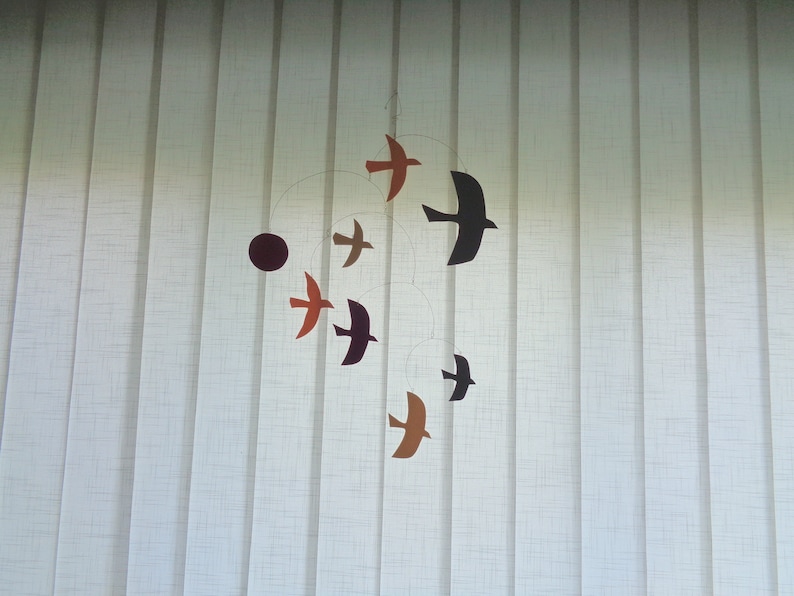 Matisse Inspired Foam Bird Mobile: Kinetic Hanging Art Decor - Etsy UK