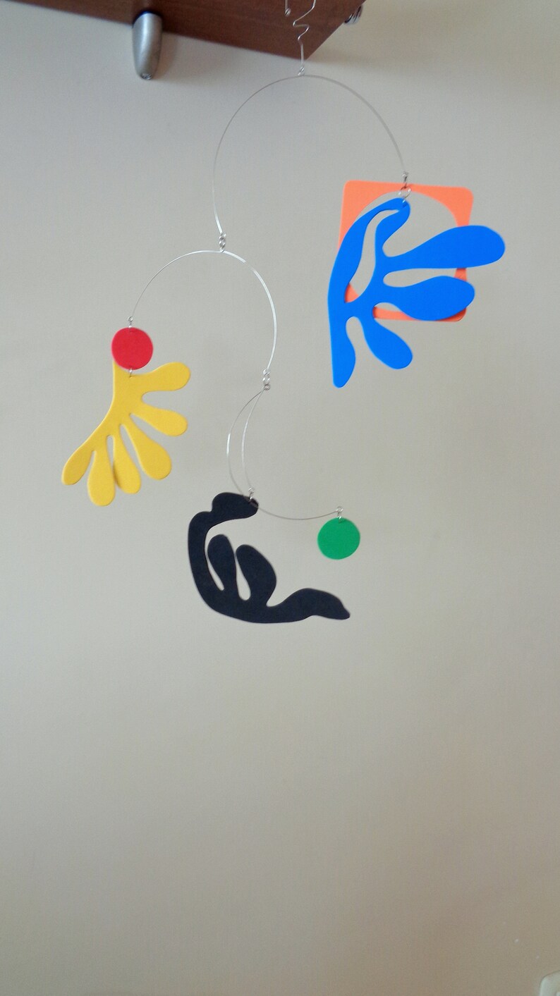 Matisse Inspired Art Mobile Mobile Baby Kinetic Matisse | Etsy