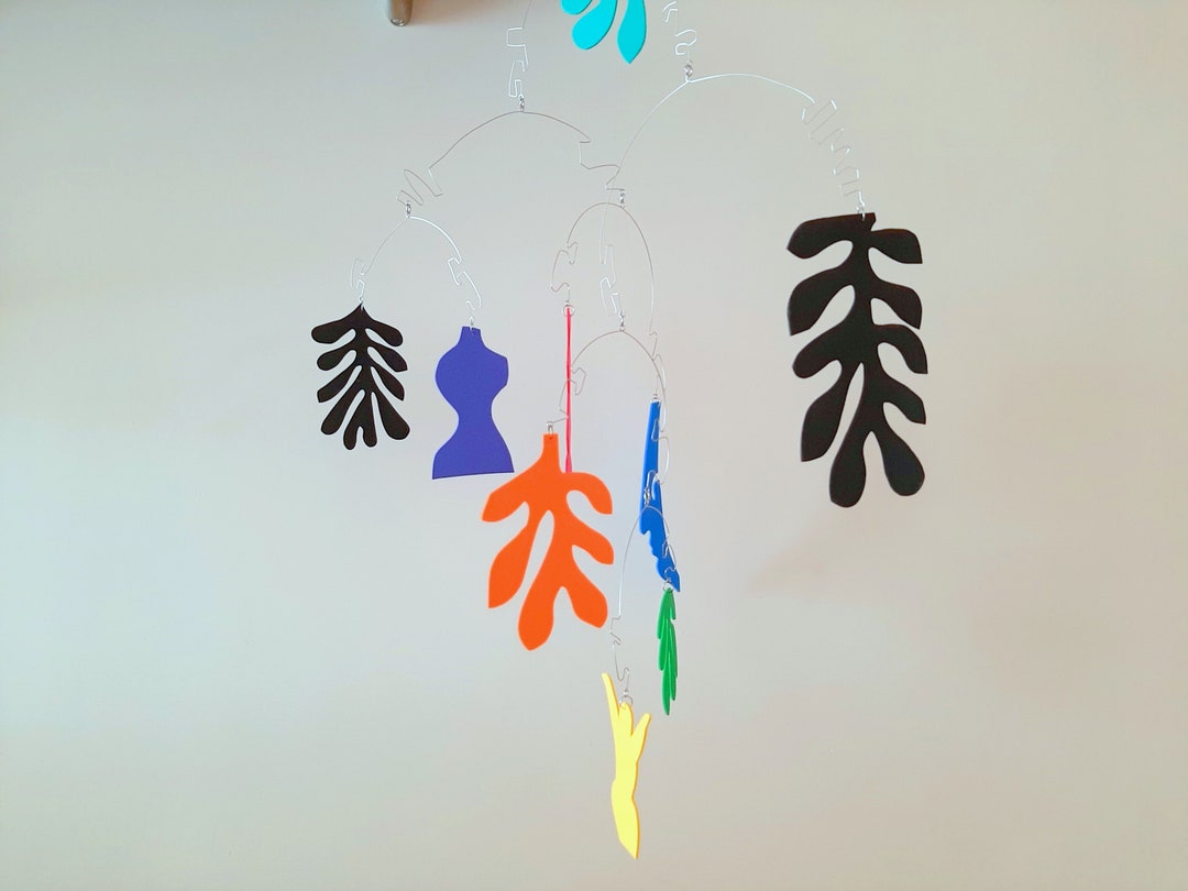 Matisse Inspired Art Mobile: Colorful Foam Kinetic Sculpture - Etsy UK