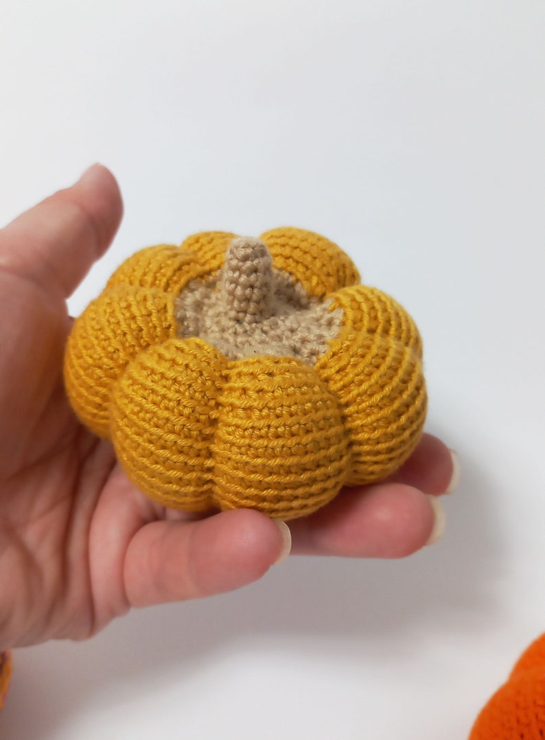Crochet Pumpkin, Crochet Pumpkin Plushie, Halloween Decor, Autumn, Fall ...