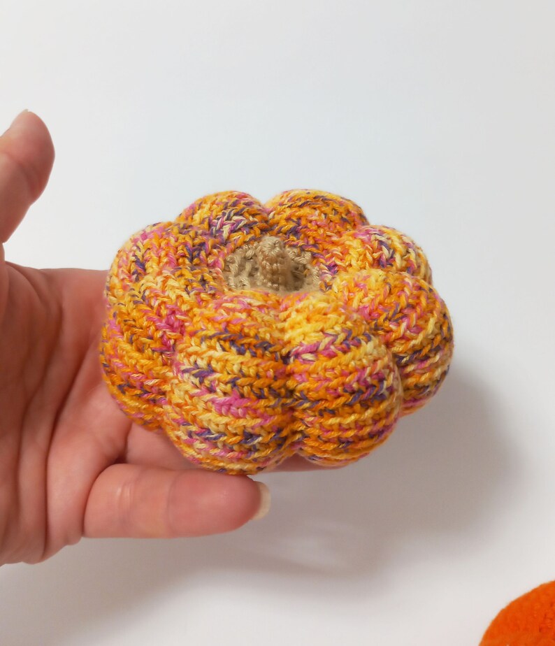 Crochet Pumpkin, Crochet Pumpkin Plushie, Halloween Decor, Autumn, Fall ...