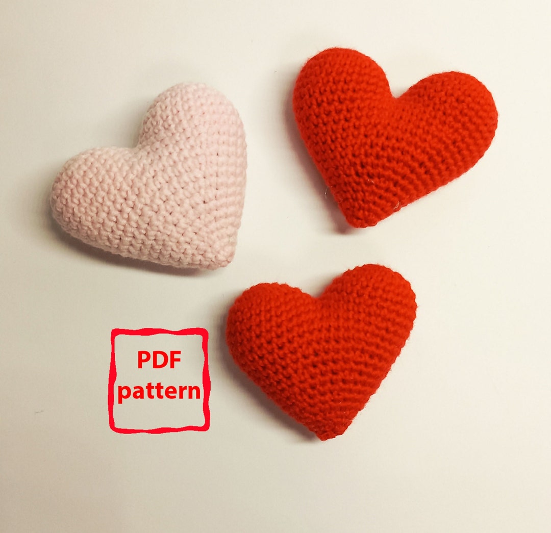 Cute Heart, Amigurumi Crochet Heart Pattern, Heart Amigurumi, Crochet ...