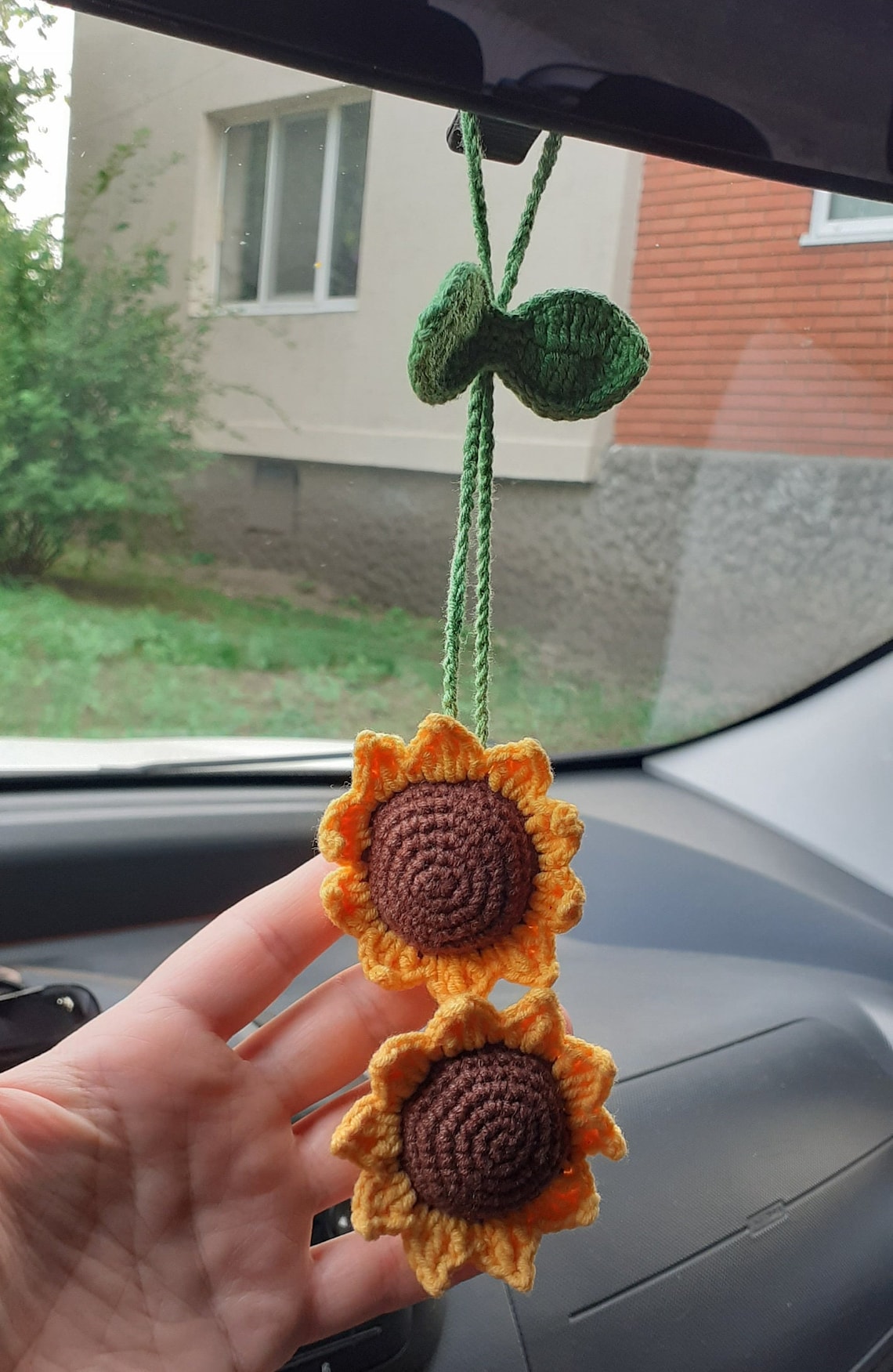 Car Hanging Ornament Car Accessory Crochet Ornament Car Rear - Etsy