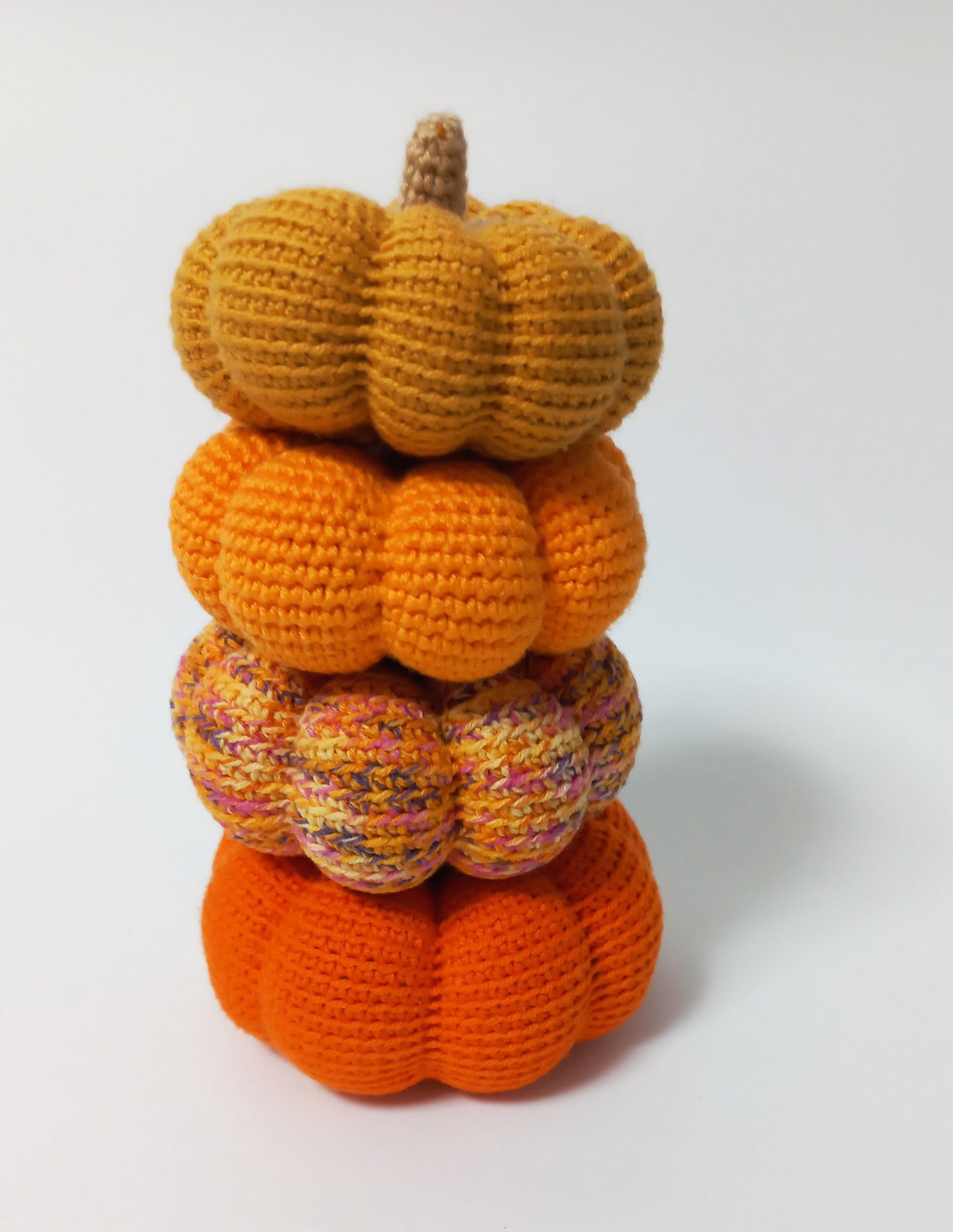 Crochet Pumpkin, Crochet Pumpkin Plushie, Halloween Decor, Autumn, Fall ...