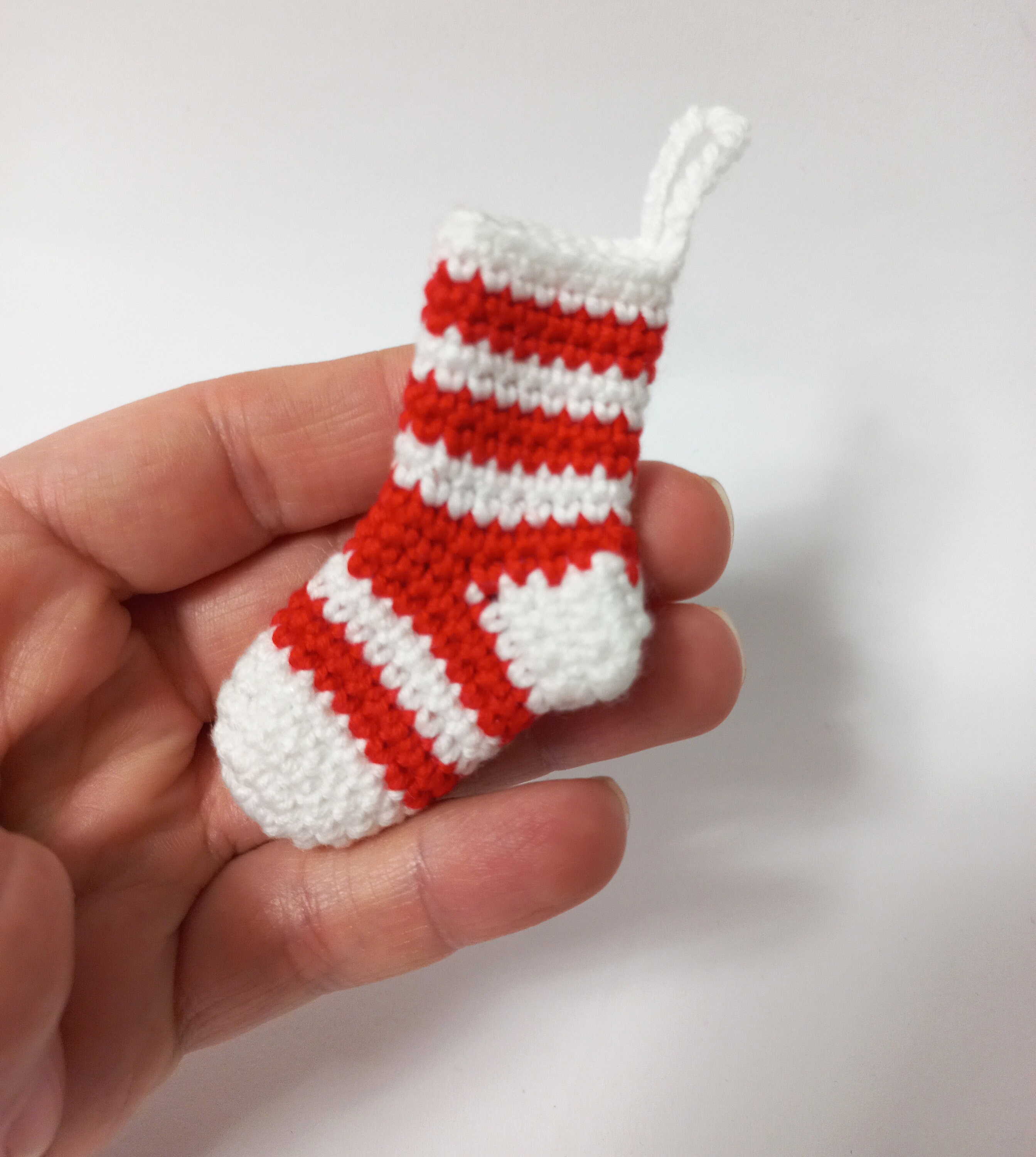 Crochet Christmas Sock, Mini Christmas Crochet Patterns, Christmas Tree ...