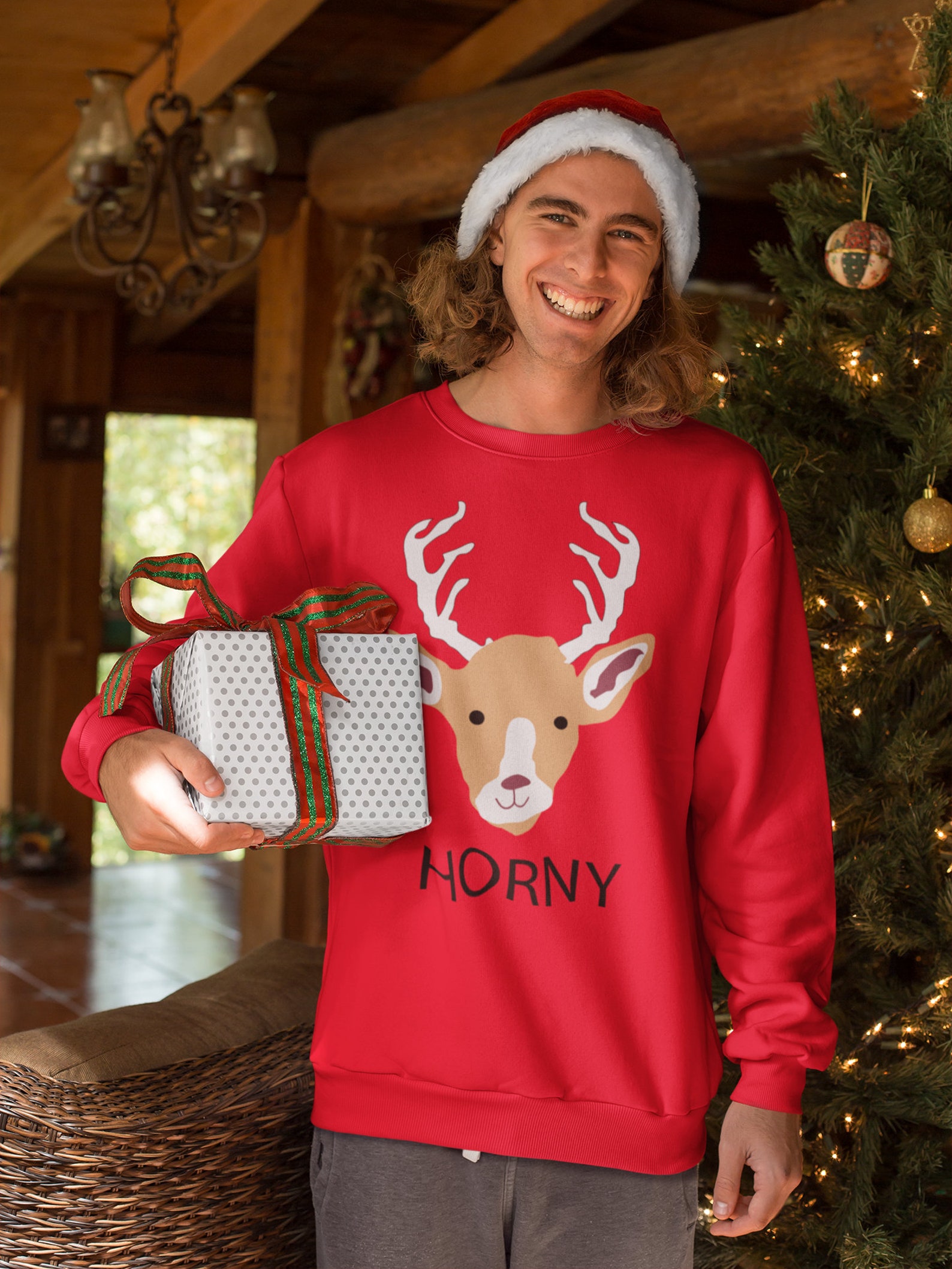 Horny Ugly Christmas Jumper Sweatshirt Etsy