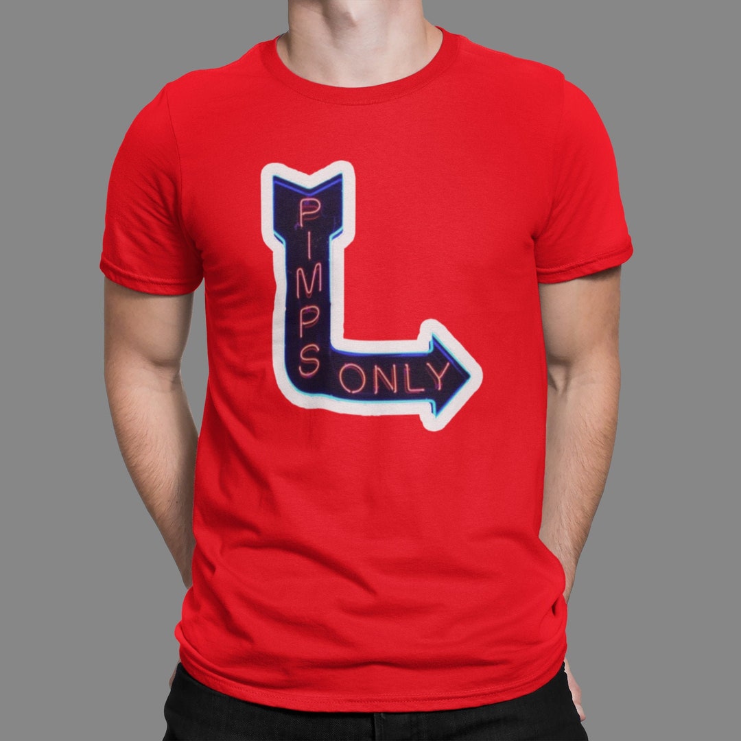 PIMP ONLY Neon Design Crew Neck Unisex T-shirt - Etsy