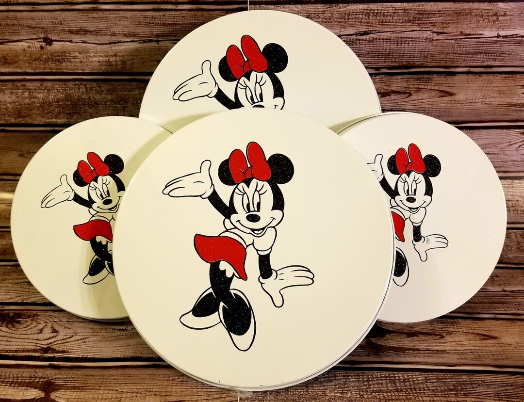 Minnie Mouse Burner Covers (set of 4) - Electric Stove Decor - Etsy