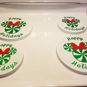 Burner Covers-mickey Mouse-minnie Mouse-disney-kitchen-christmas-stove ...