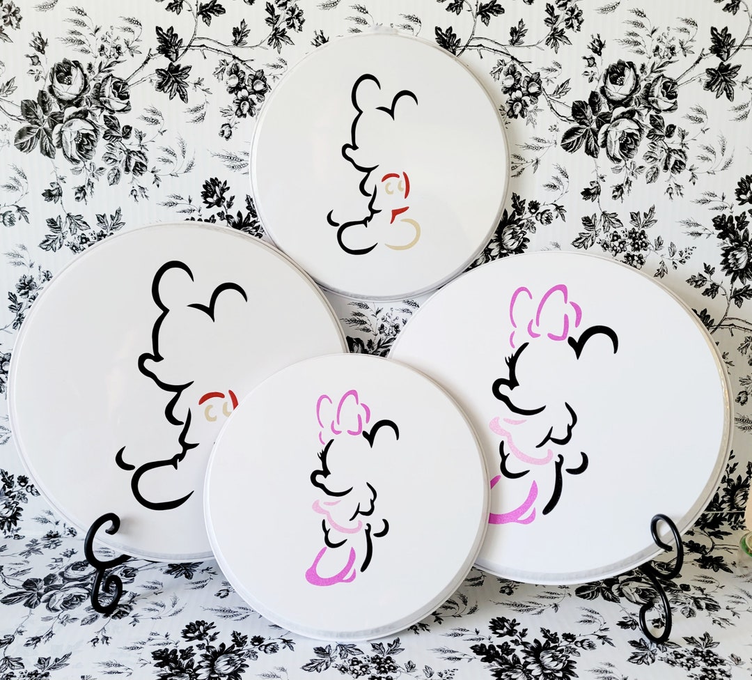 Burner Cover-silhouette-mickey-minnie-stove Top-decoration-disney ...