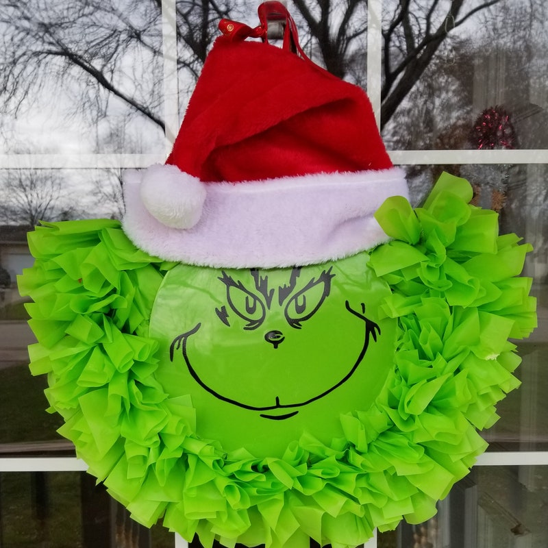 Grinch Wall Decor - Etsy